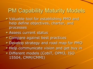 Setting Up A Project Management Office | PPTX