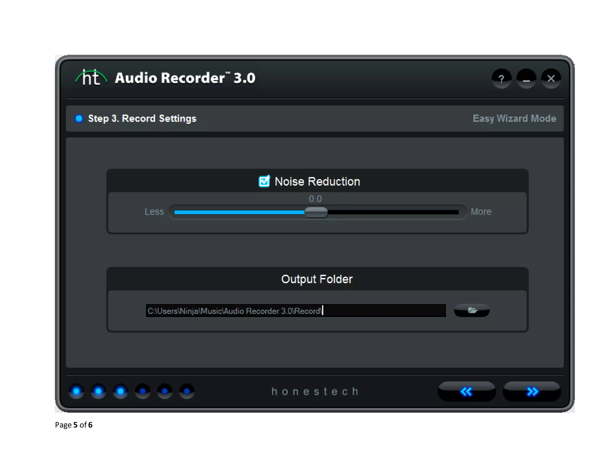 Setting up aAudio recorder for cassette player | DOCX