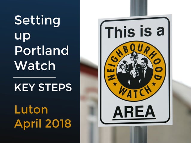 Setting up a neighbourhood watch scheme | PPT