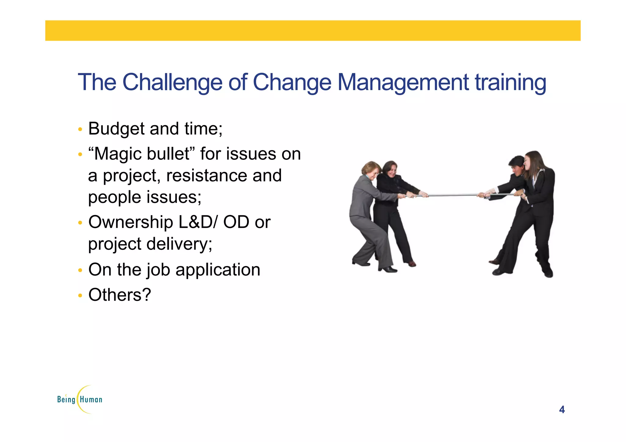 Setting up Change Management Training for Success in 2016 | PPT