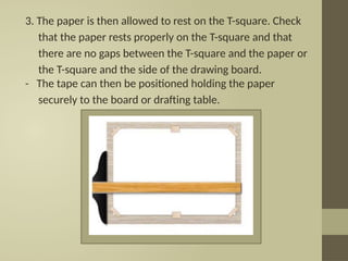 ENGINEERING DRAWING (setting up drawing table) | PPT