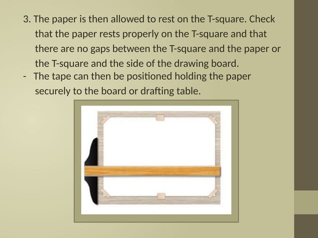 ENGINEERING DRAWING (setting up drawing table) | PPT