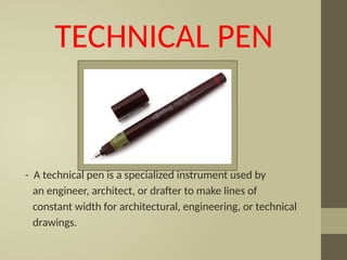 ENGINEERING DRAWING (setting up drawing table) | PPT
