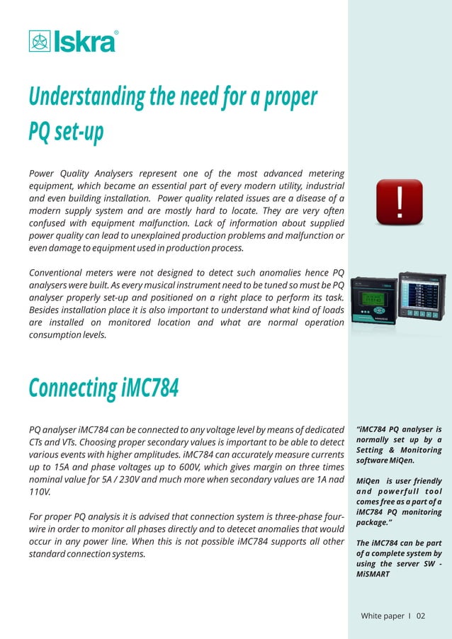 Setting up iMC784 for a proper PQ monitoring | PDF | Computing | Technology & Computing