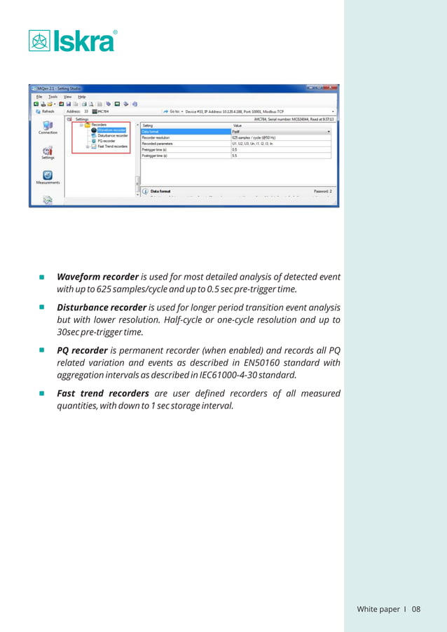 Setting up iMC784 for a proper PQ monitoring | PDF | Computing | Technology & Computing