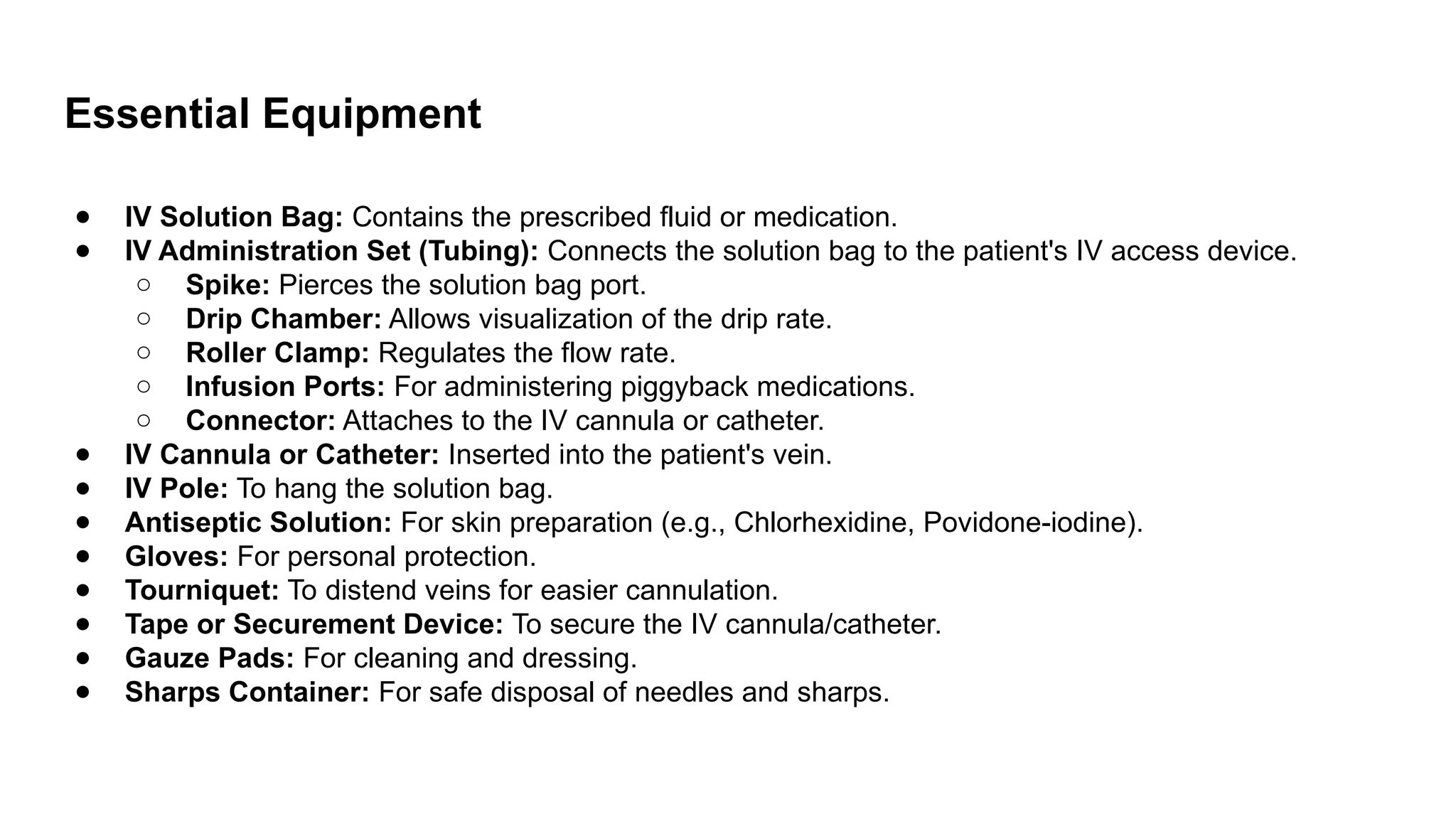 Setting up IV infusion and calculating drip rate.pptx