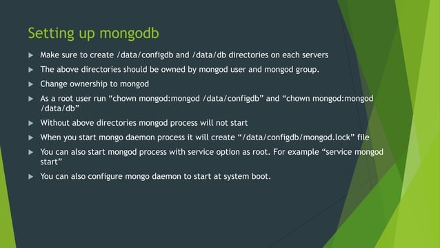 Setting up mongodb sharded cluster in 30 minutes | PPT