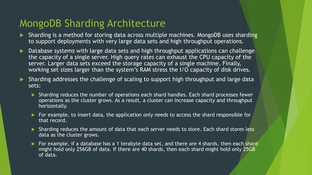 Setting up mongodb sharded cluster in 30 minutes | PPT