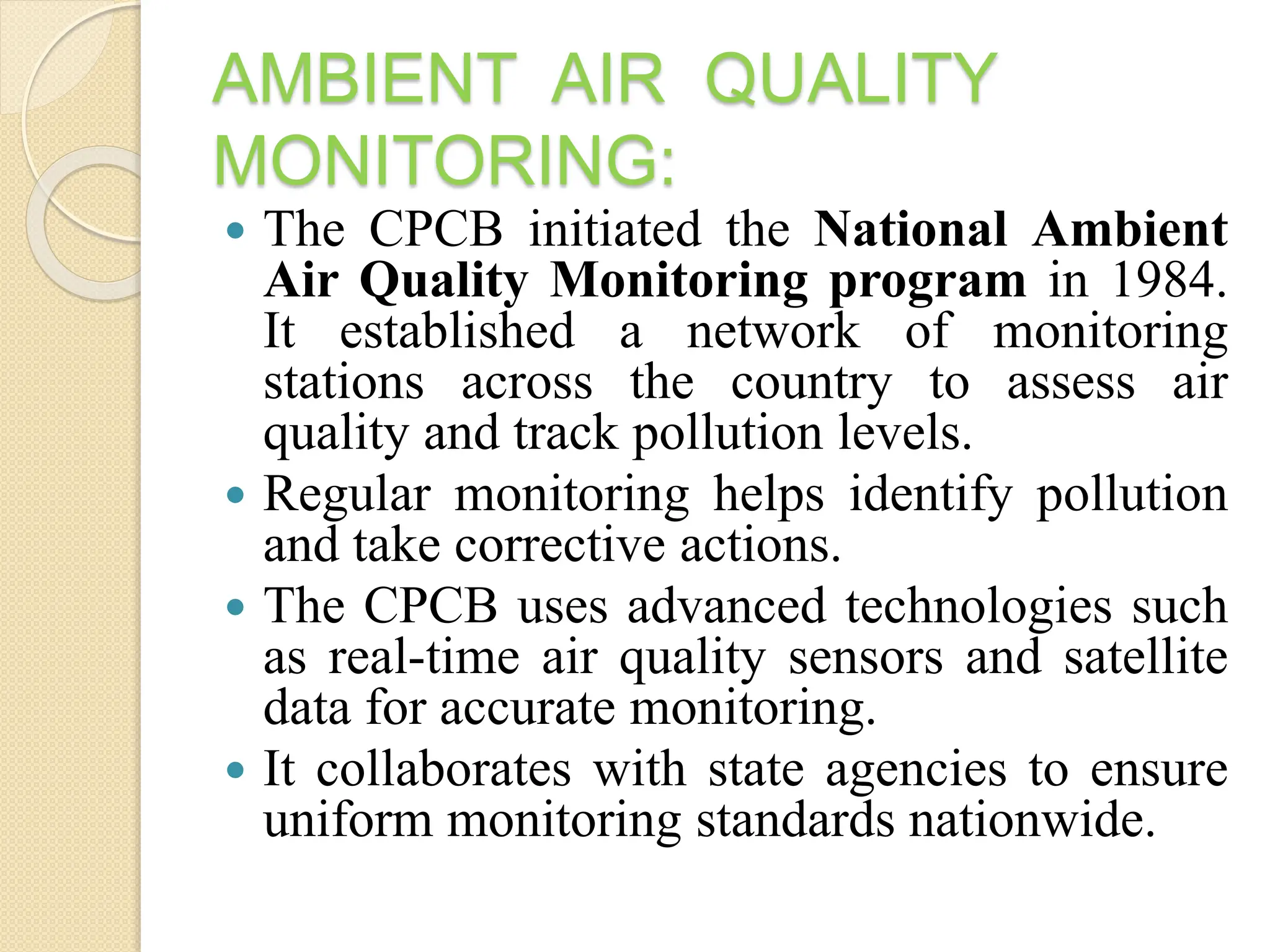 central board for the prevention and control of air pollution | PPT