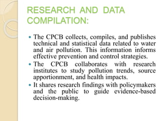 central board for the prevention and control of air pollution | PPTX