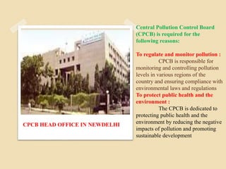 central board for the prevention and control of air pollution | PPT