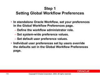 Setting up Oracle WorkFlow.ppt