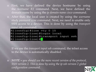 Setting up SSH | PPTX