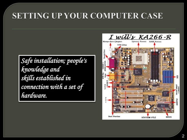 Setting up your computer case | PPT