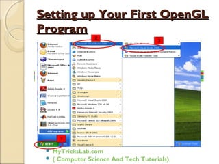 Setting up your first open gl program | PPT