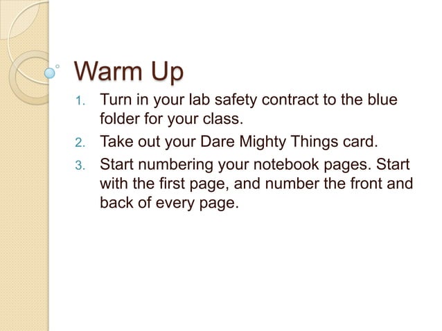 Setting up your science notebook | PPT | Education