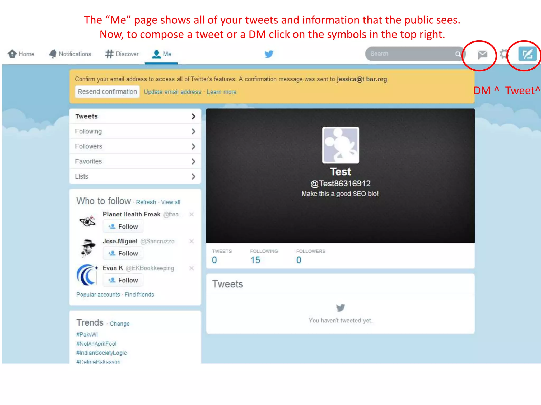 Setting up your twitter account | PPTX