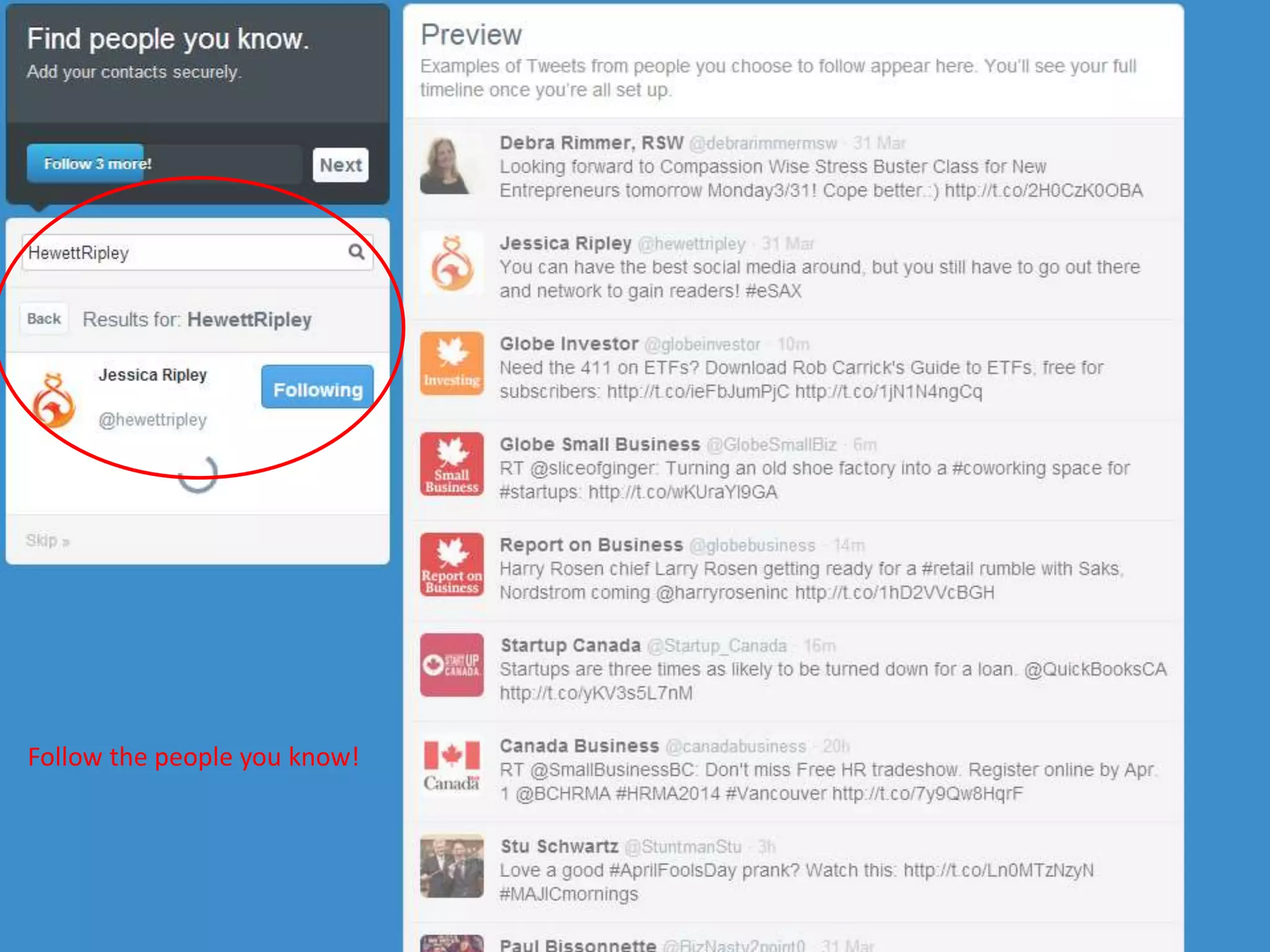 Setting up your twitter account | PPTX