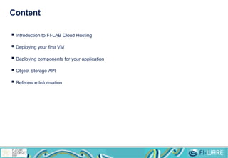 Setting up your virtual infrastructure using fi lab cloud | PPT