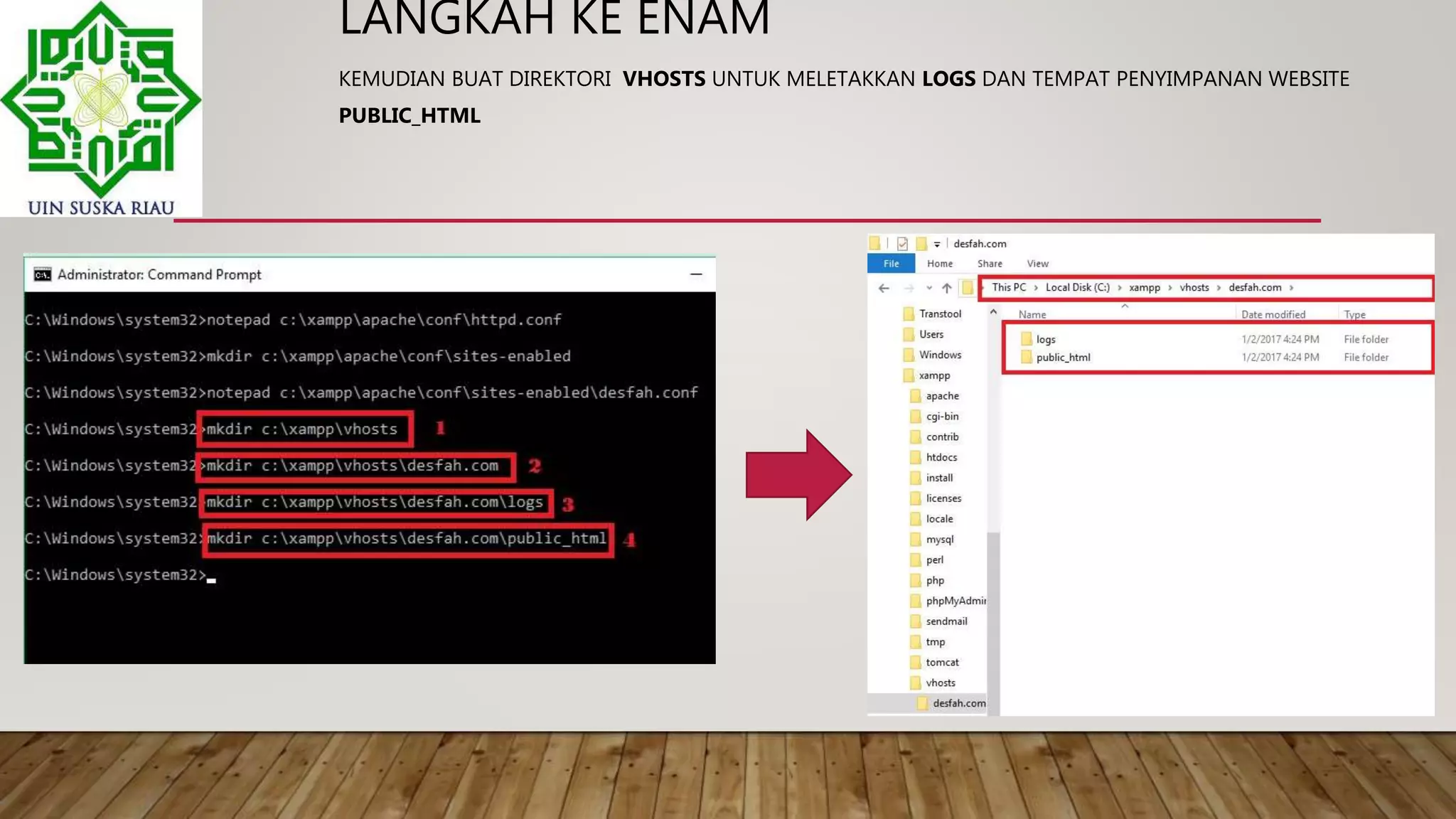 Setting virtual host dengan apache (xampp) | PPT
