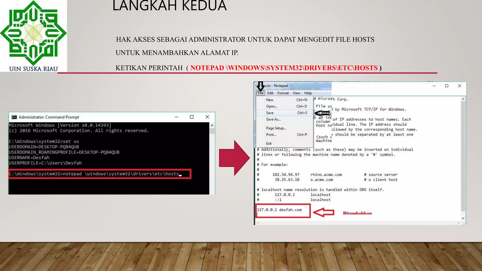 Setting virtual host dengan apache (xampp) | PPT