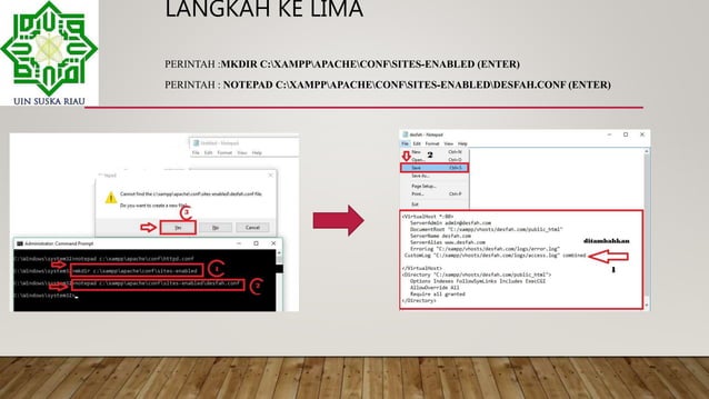 Setting Virtual Host Dengan Apache Xampp Ppt
