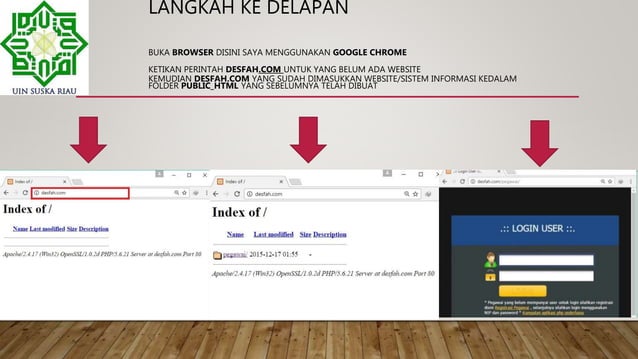 Setting virtual host dengan apache (xampp) | PPT