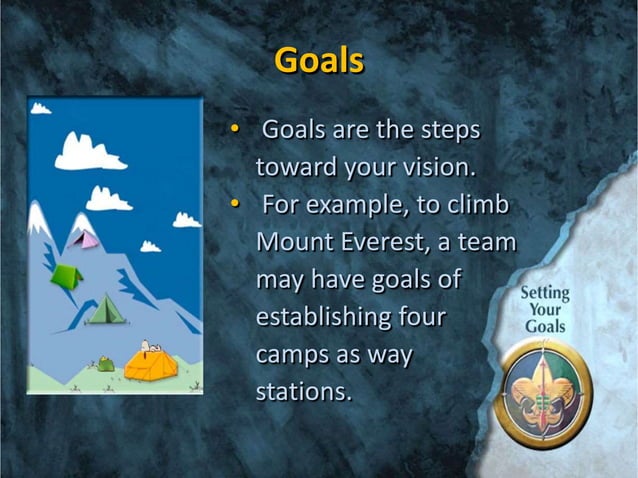 Setting your goals | PPT