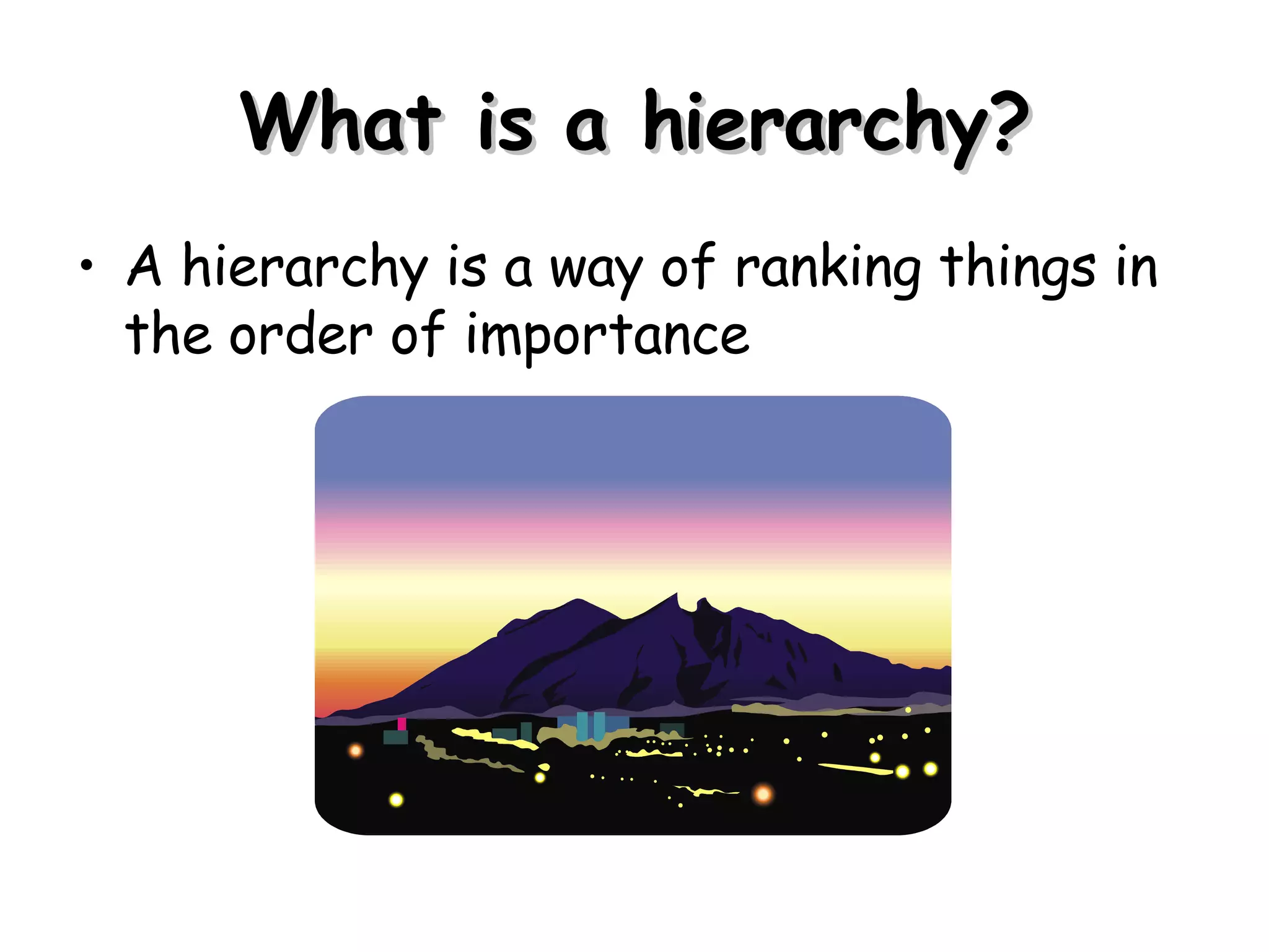 Settlement Hierarchy Tasks | PPT Settlement Hierarchy Tasks | PPT