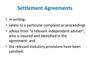 Settlement Agreements explained | PPT