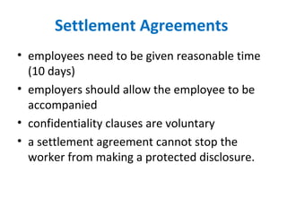 Settlement Agreements explained | PPT