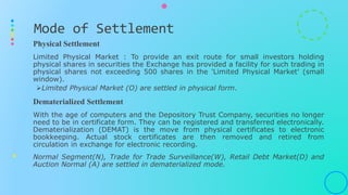 Settlement Cycle | PPTX