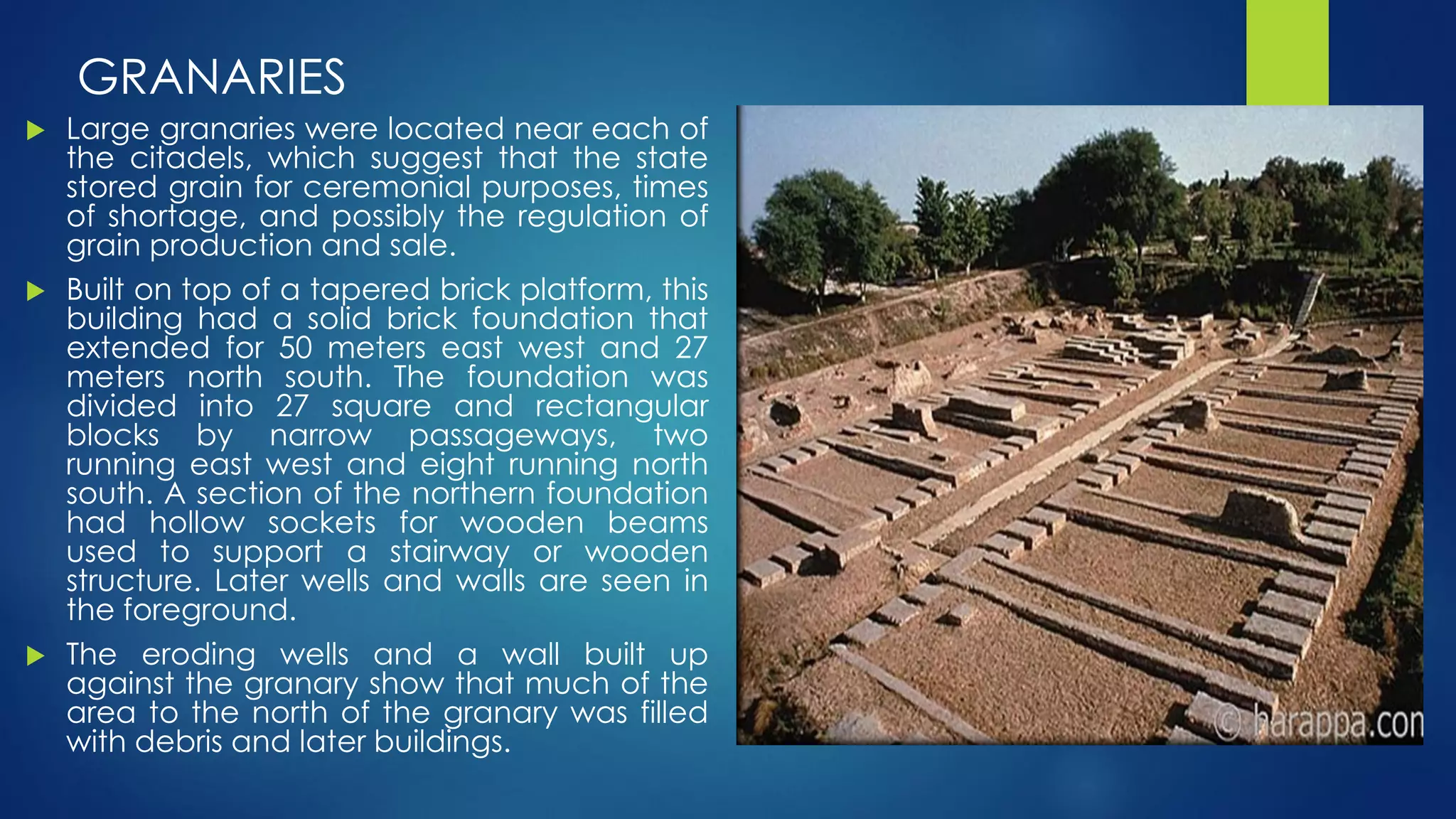 Settlement features of indus valley civilisation | PDF