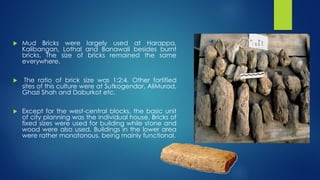 Settlement features of indus valley civilisation | PDF