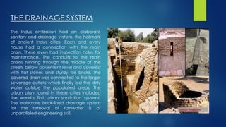 Settlement features of indus valley civilisation | PDF