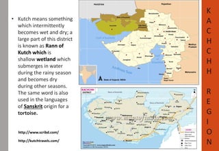 Settlement in kutch region | PPTX