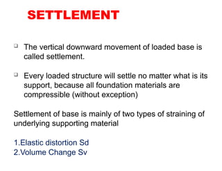 Settlement and consolidation of Foundations pptx | PPTX