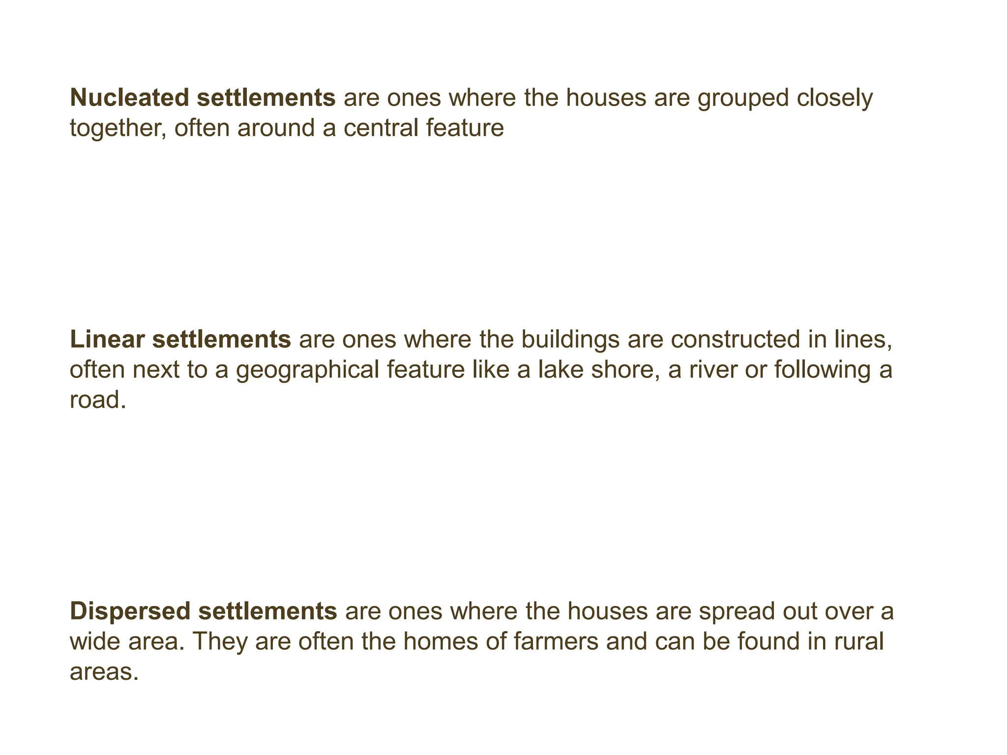 Settlements Pattern Geography Secondary Level | PPTX
