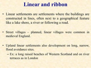 Settlement patterns | PPTX
