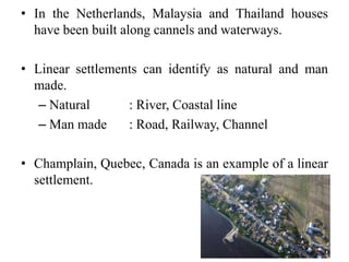 Settlement patterns | PPTX