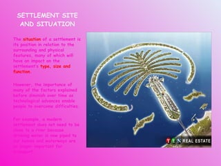 Settlements and urban models | PPT