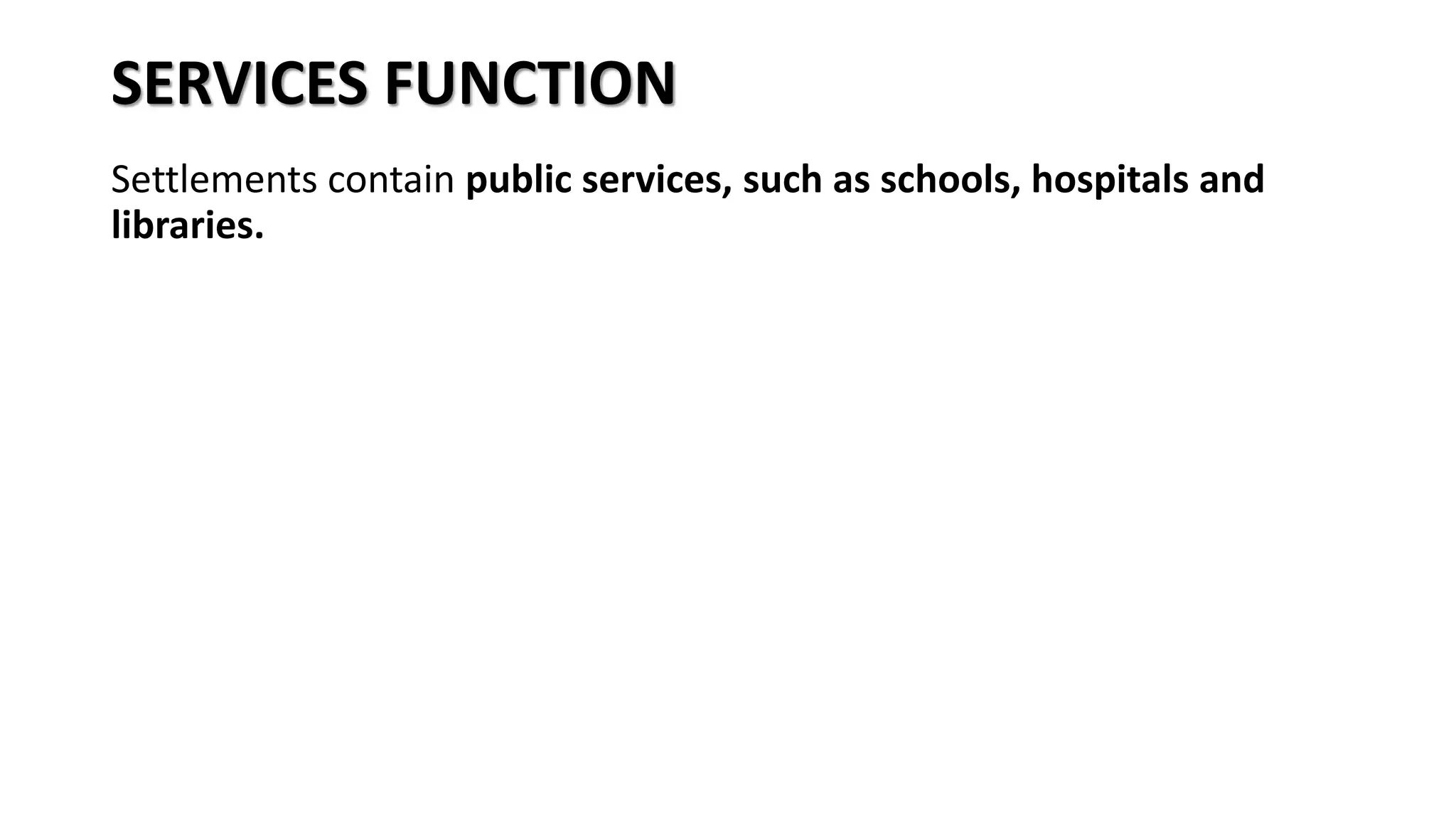 GEOGRAPHY YEAR 9 - HUMAN SETTLEMENTS | PPTX