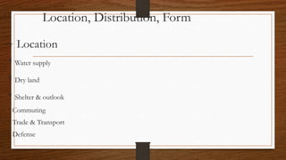 Settlements | PPTX | Agriculture | Industries