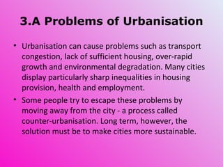 Problems of Urbanisation | PPT
