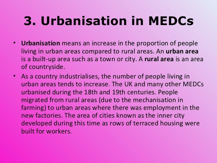 Problems Of Urbanisation Problems Of Urbanisation