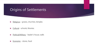 Human Settlements | PPTX