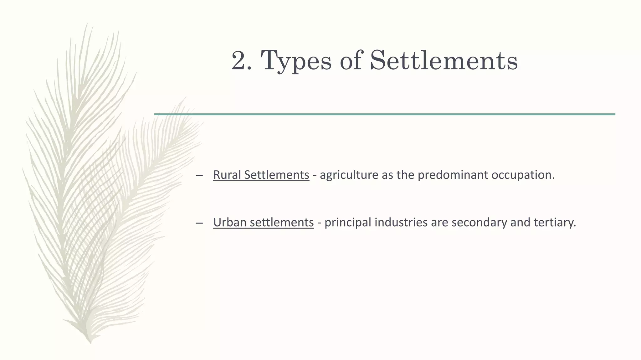 Grade 12 SETTLEMENT GEOGRAPHY | PPTX