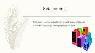 Grade 12 SETTLEMENT GEOGRAPHY | PPTX