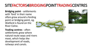 GEOGRAPHY AS CAMBRIDGE - SETTLEMENTS INTRODUCTION | PPTX