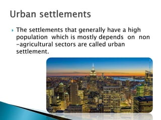 settlements .pptx | Land and Farms | Real Estate
